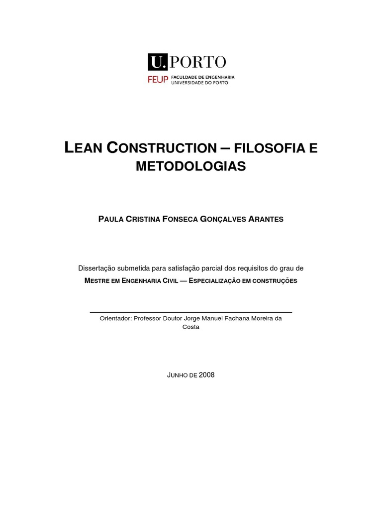 Lean Construction | PDF
