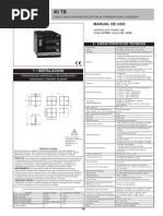 LR-W500 (C) : Manual de Instrucciones | PDF | Calibración | Resistencia Eléctrica y Conductancia