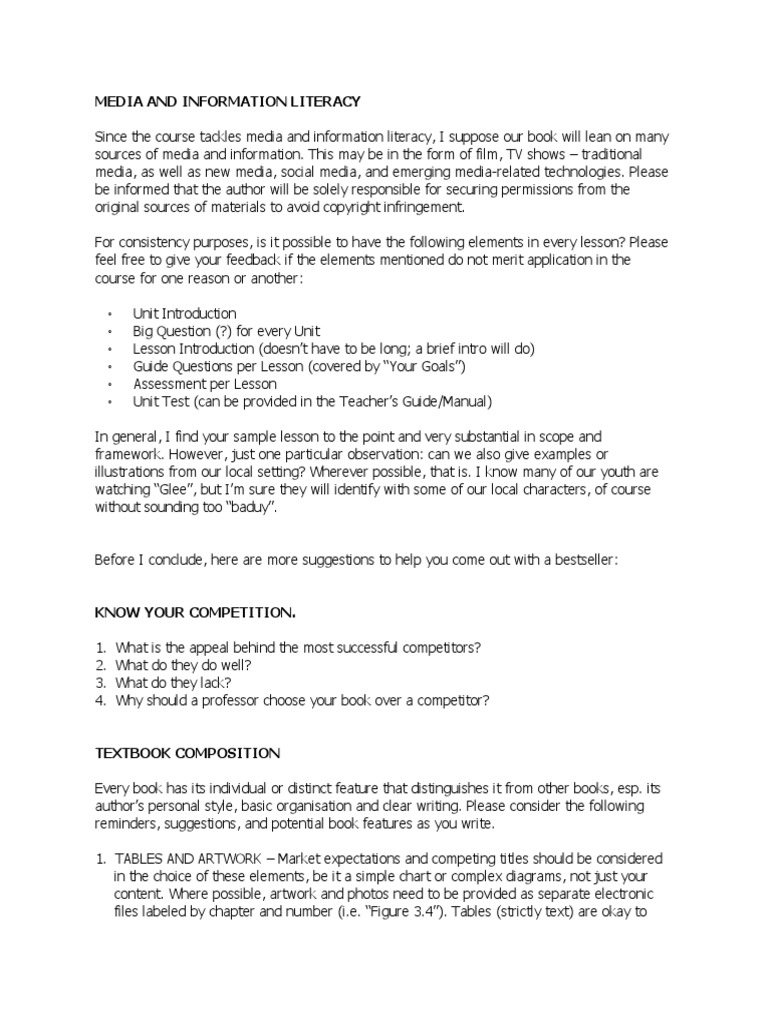 Media and Information Literacy | PDF | Information Literacy ...