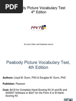 PPVT 5 and Evt 3 Whats Changed | PDF