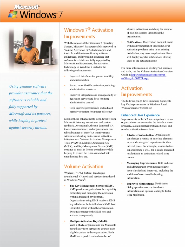 Windows 7 Datasheet | PDF | Windows 7 | Microsoft Windows