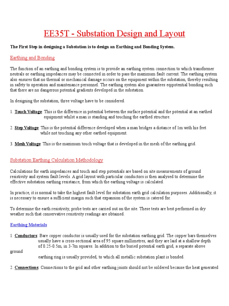 Substation Design Layout | PDF | Electrical Substation | Insulator ...