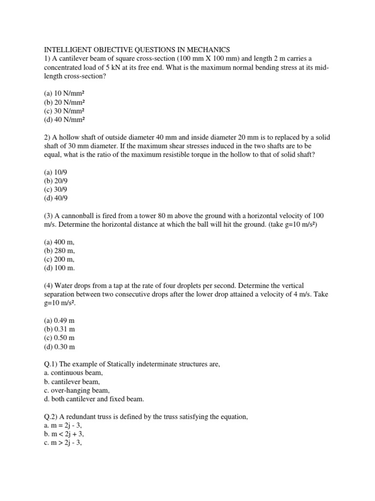 Engineering Mechanics Notes | PDF | Bending | Force