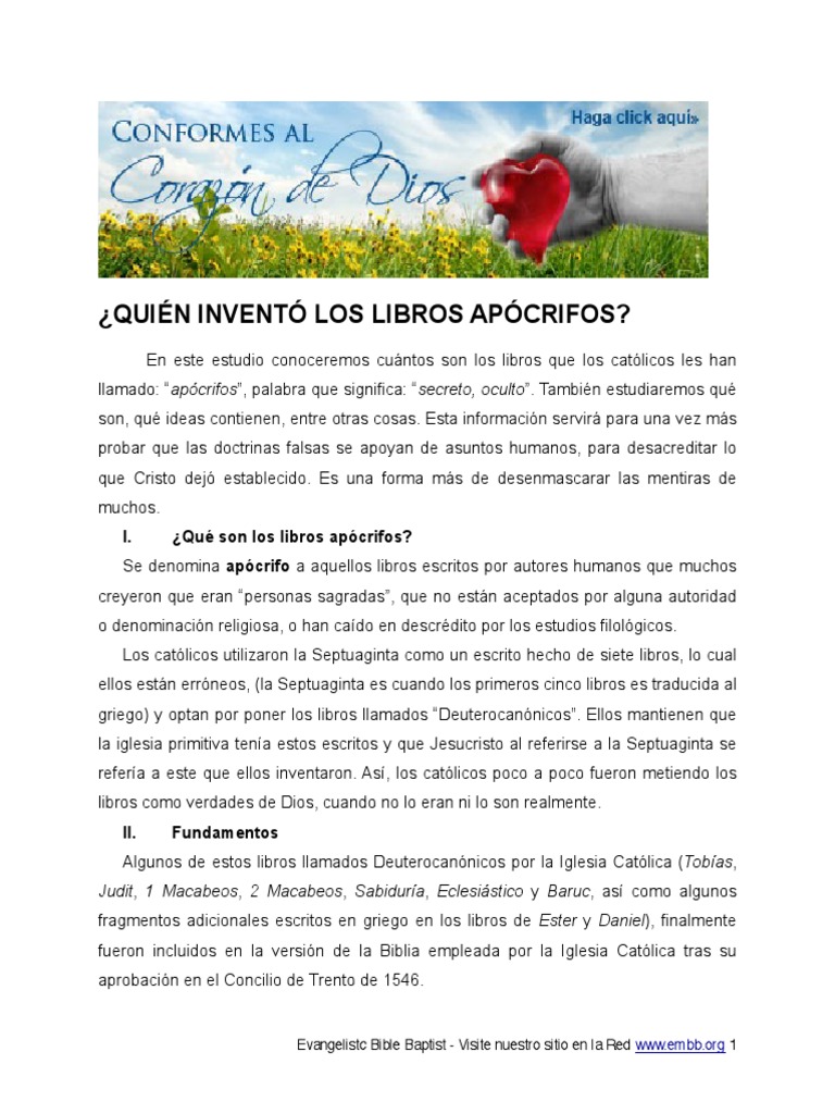 Libros Apocrifo S | PDF | Nuevo Testamento | Contenido bíblico