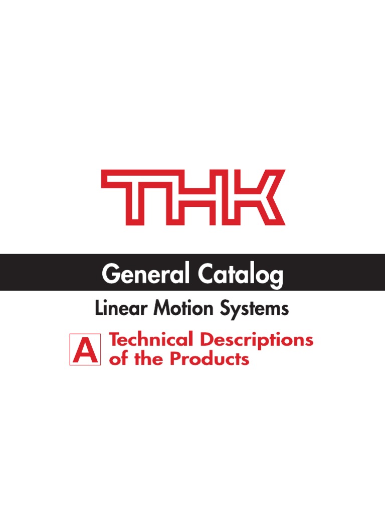 THK | PDF | Mechanical Engineering