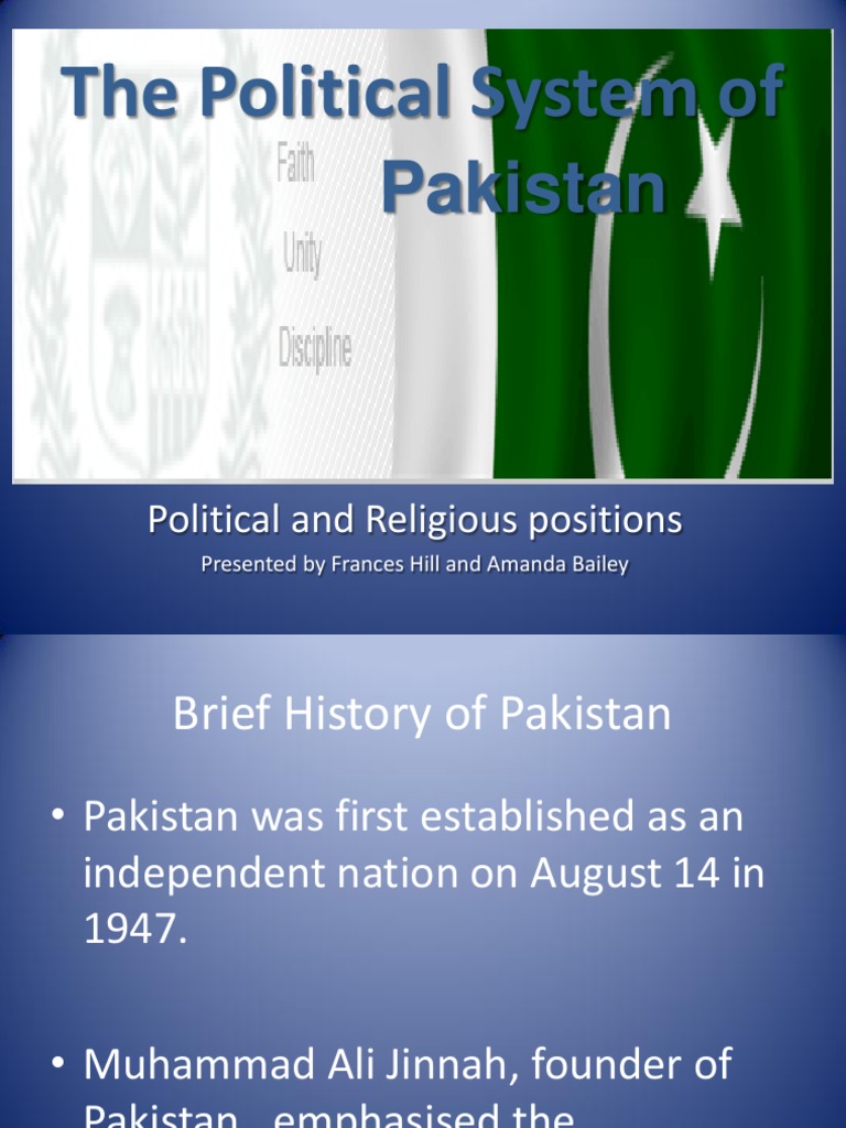 Overview of Pakistan's Political System | PDF | Pakistan | Sharia
