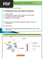 Ilmu Tanah - Kapasitas Tukar Kation (KTK), Dan Kejenuhan Basa (KB ...