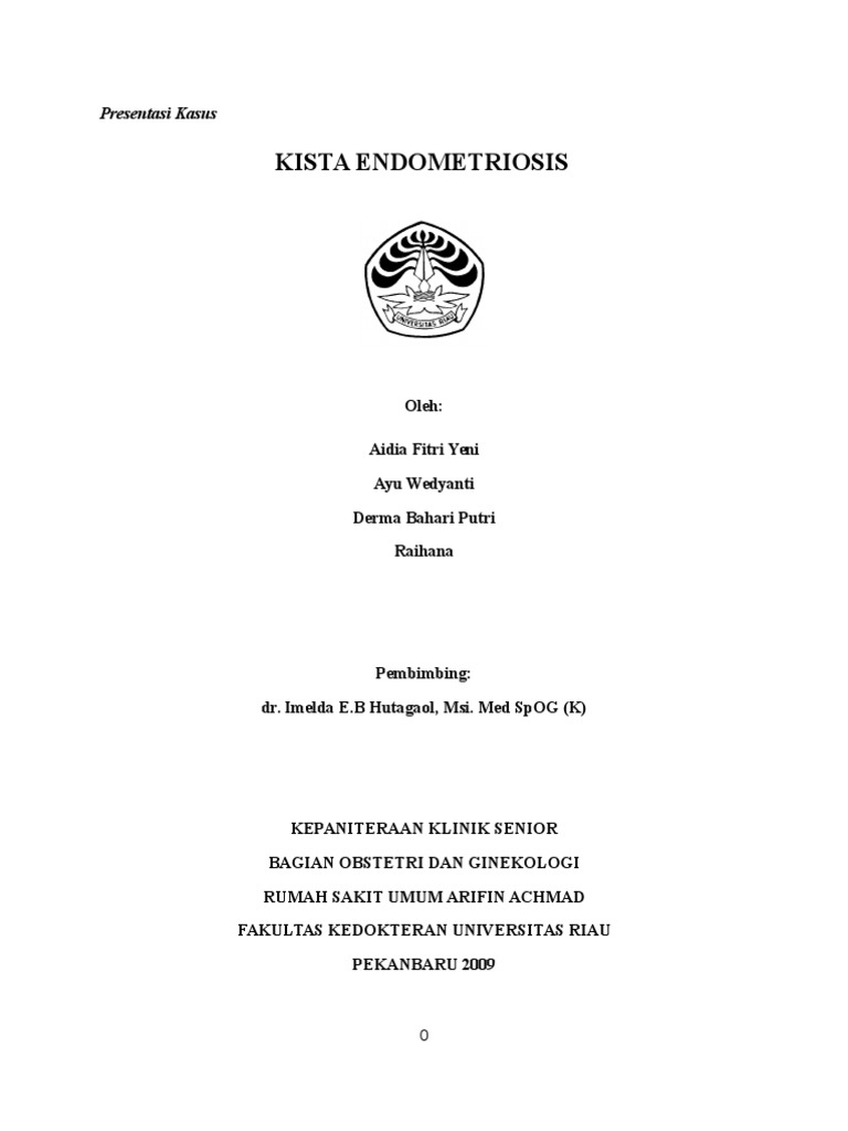 Kista Endometriosis | PDF