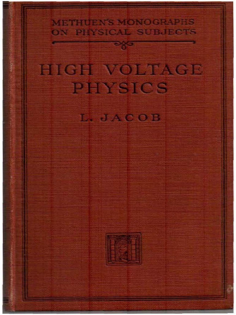 High Voltage Physics | PDF | Rectifier | Electron