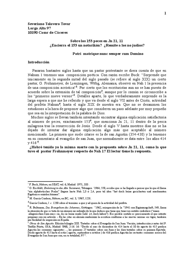 153 Peces Corregido | PDF | Textos Religiosos | Comportamiento ...