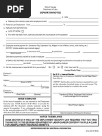 Tennessee Separation Notice Form LB-0489 | PDF | Unemployment Benefits ...