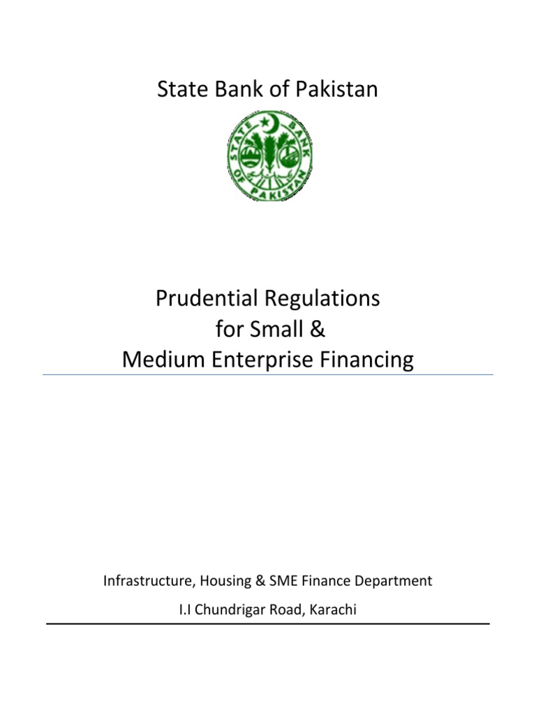 SBP Prudential Regulations for SMEs | PDF | Small And Medium Sized ...