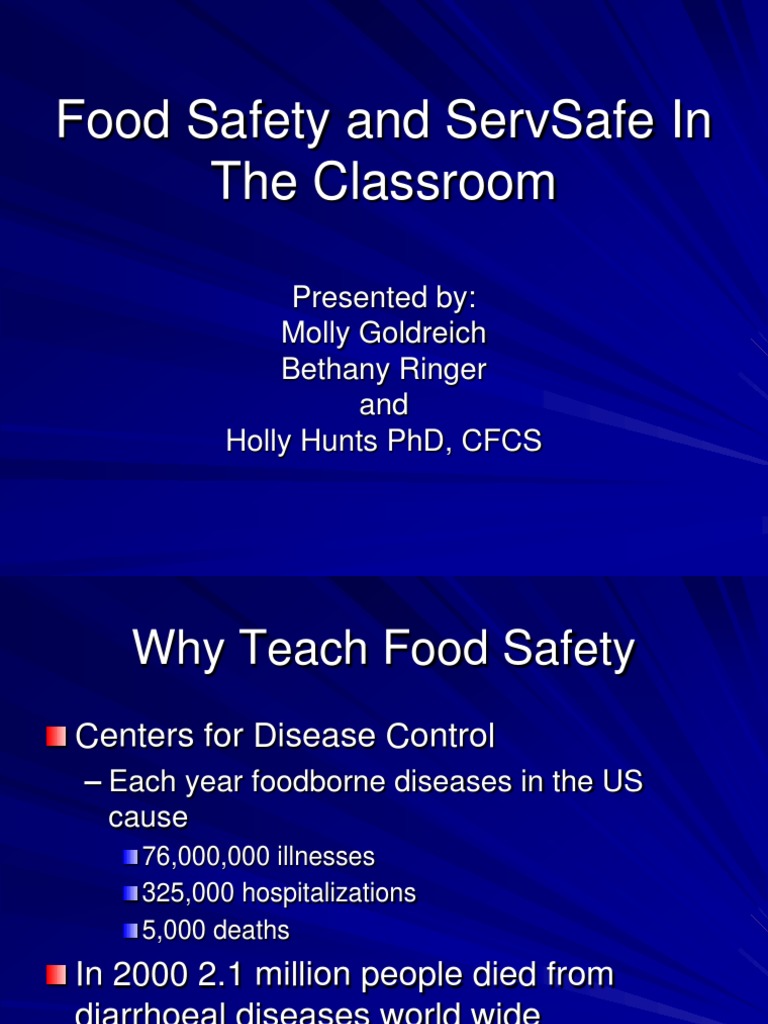 ServSafe Training: Online vs. Classroom | PDF | Foodborne Illness | Wire
