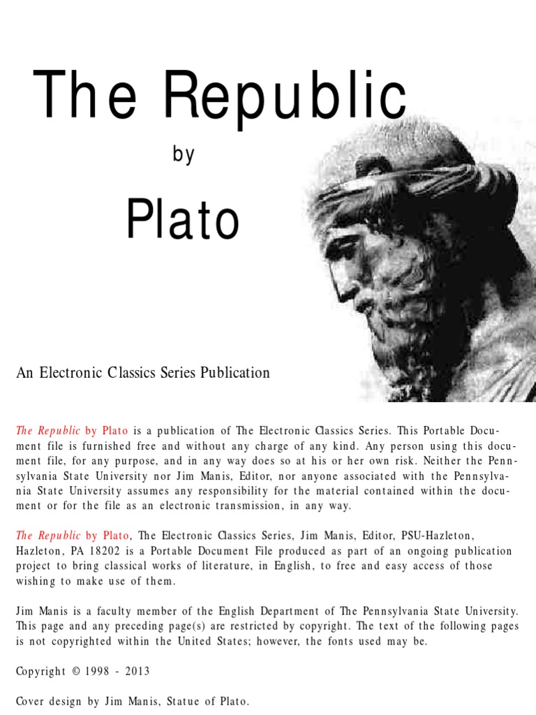 Plato - The Republic | PDF | Plato | Socrates
