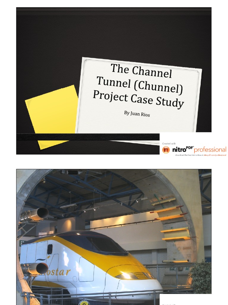 The Channel Tunnel (Chunnel) | PDF | Project Management | Economies