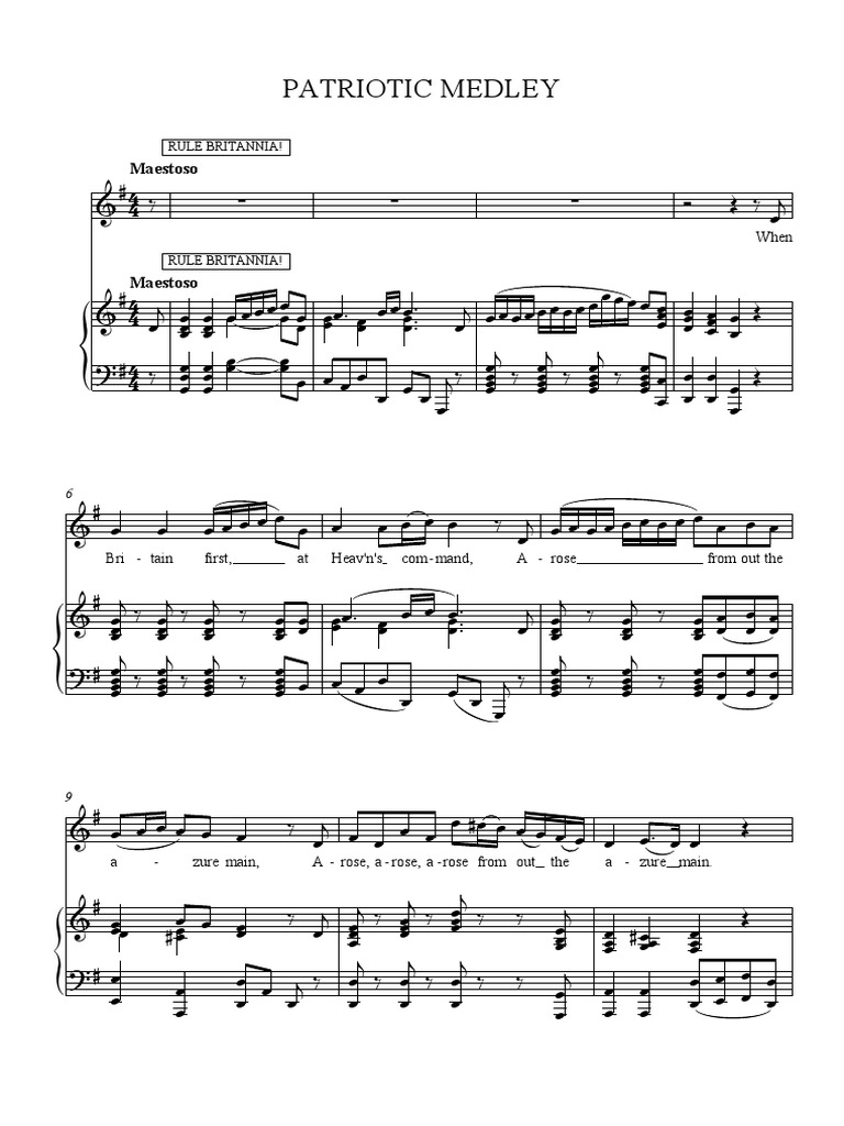 Patriotic Medley - Score | PDF