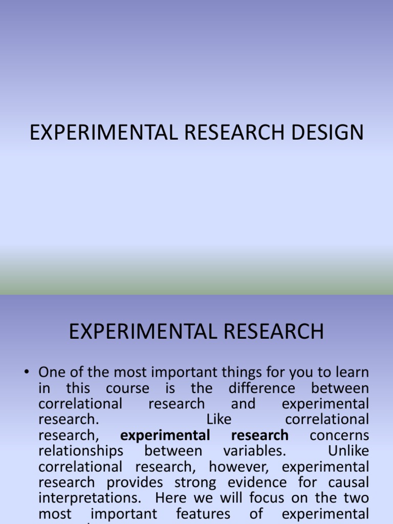 Diagram Of Experimental Research Design Diagram Of The Exper
