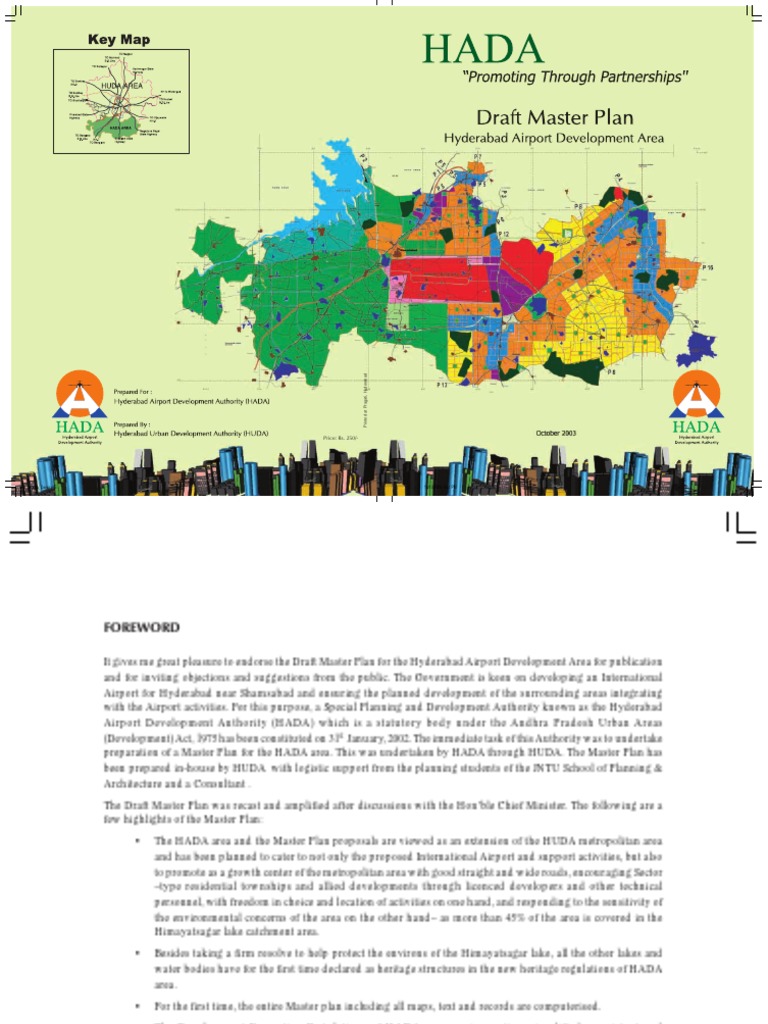HADA Master Plan for Hyderabad Airport | PDF | Technology & Engineering