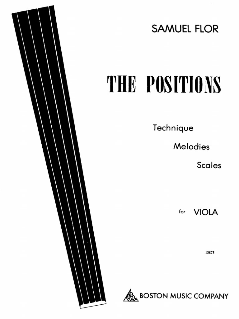 Flor The Positions (Viola Metode) | PDF
