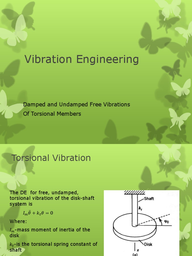 Torsional Vibration Analysis and Solutions | PDF | Physical Quantities ...