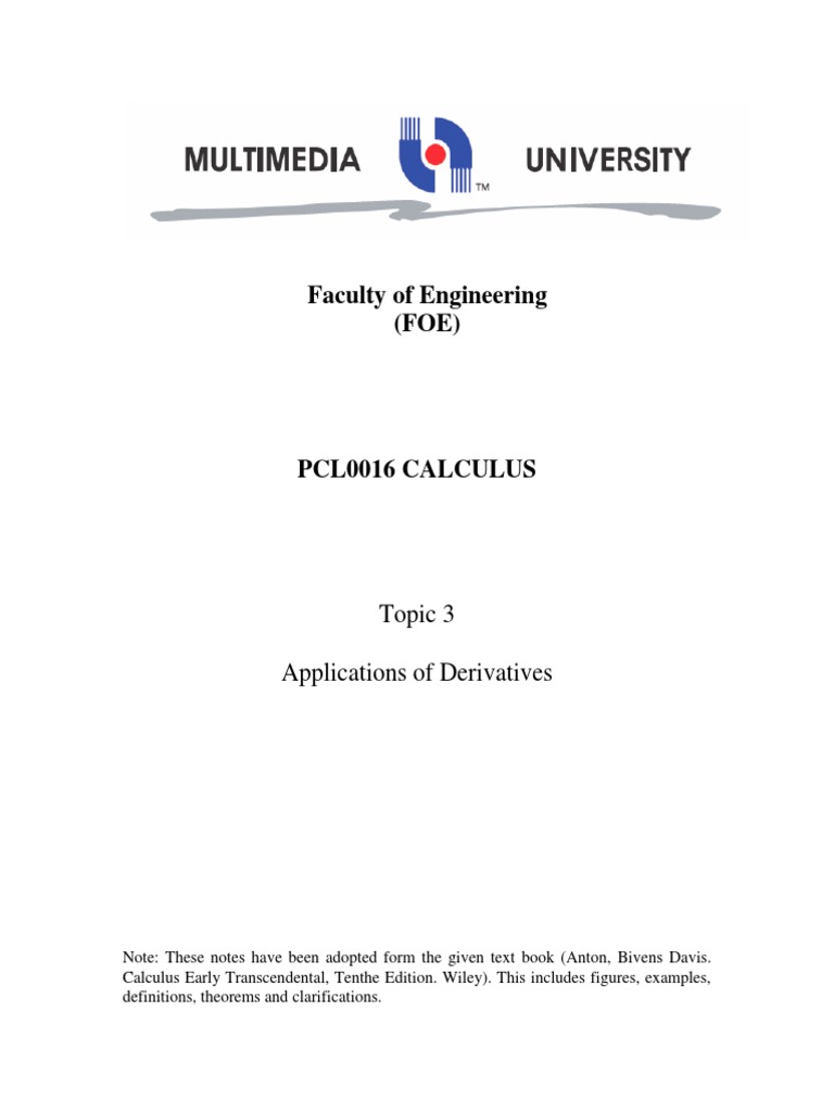 Analysis of Applications of Derivatives: Increasing and Decreasing Functions, Concavity, Extrema ...