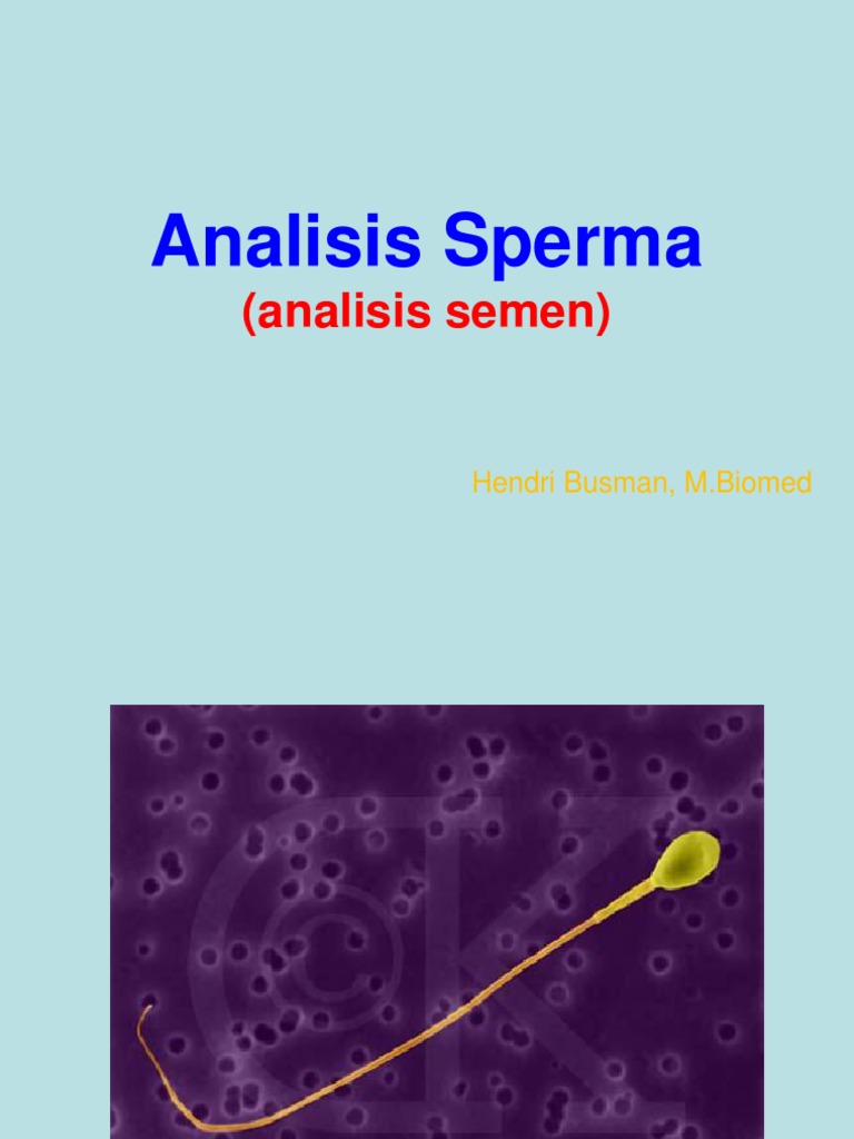Analisis Sperma | PDF | Kesehatan Holistik