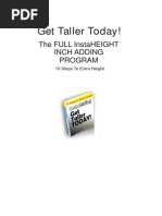 Rustam Akhmetov Height Increase System | PDF