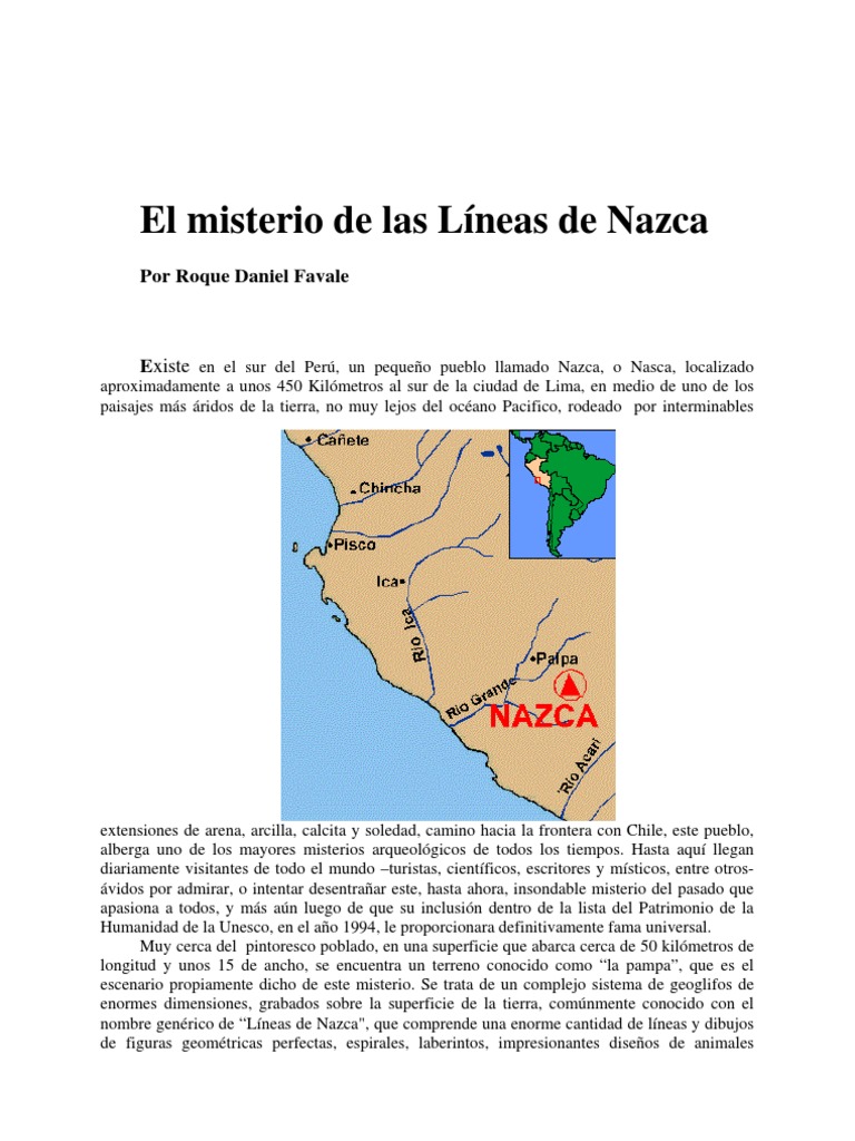 El Misterio de Las Líneas de Nazca | PDF | Naturaleza