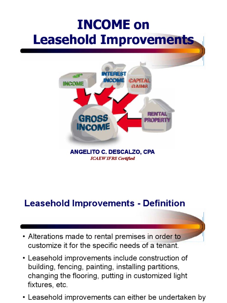 Leasehold Improvements Guide | PDF | Lease | Leasehold Estate