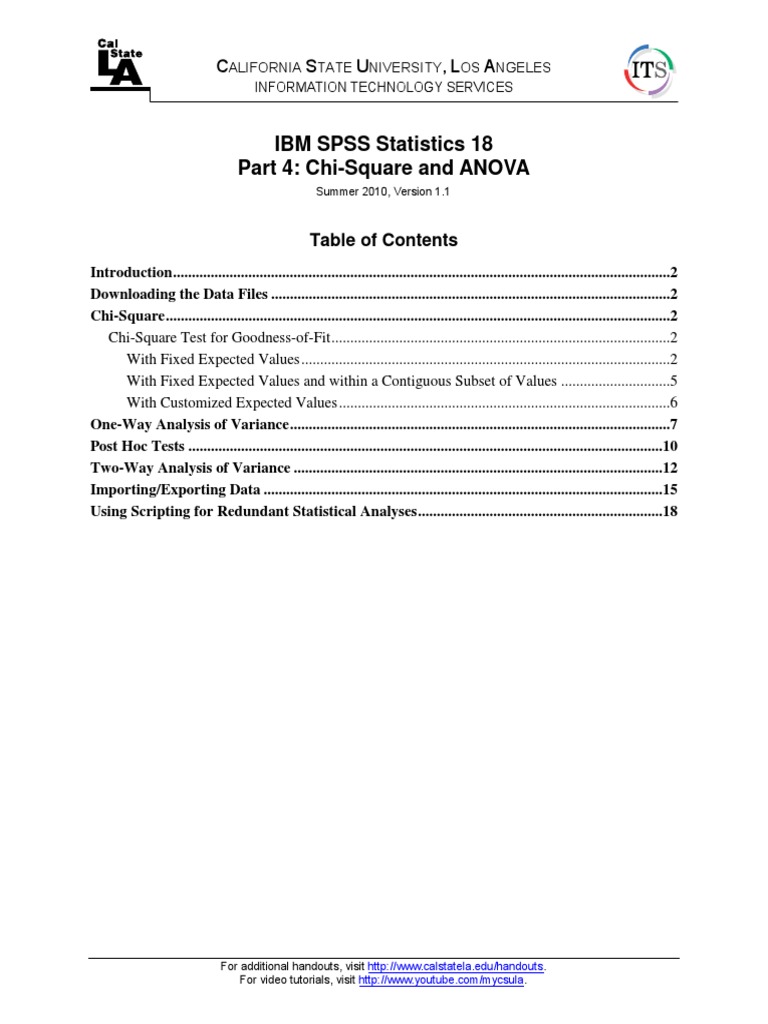 Spss 18 P 4 | PDF | Analysis Of Variance | Post Hoc Analysis