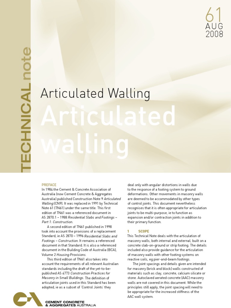 Articulated Walling | PDF