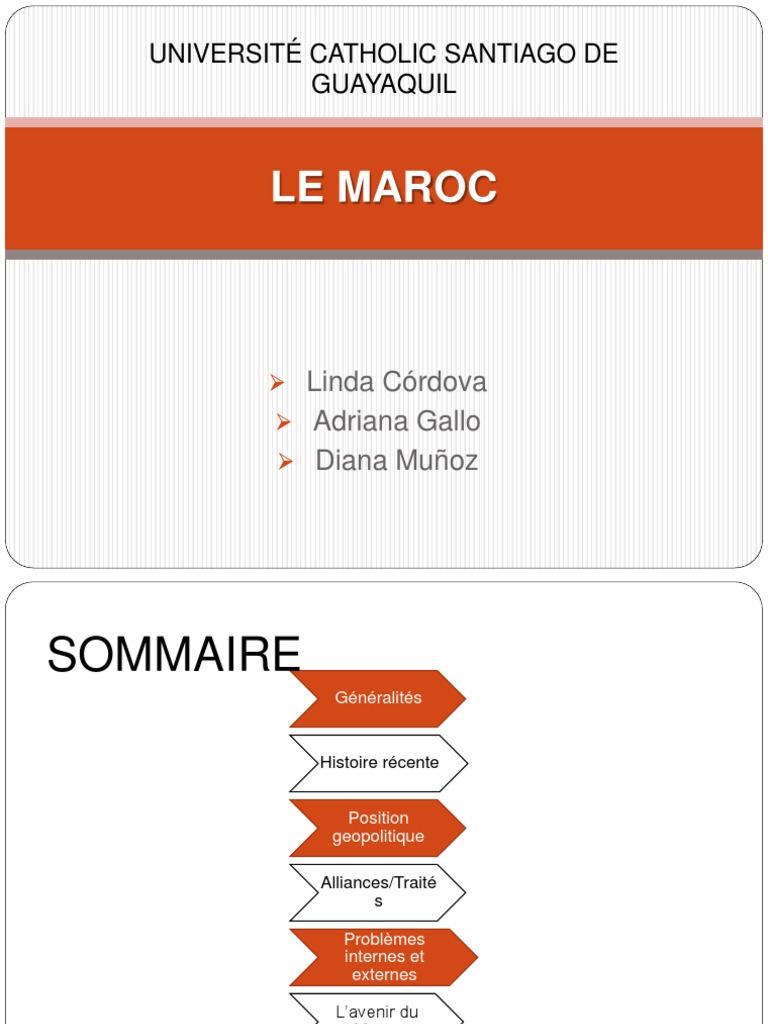 Le Maroc | PDF | Maroc | Afrique