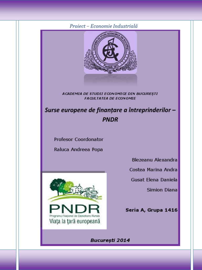 6 Proiect. Sapt 10. 1416 | PDF
