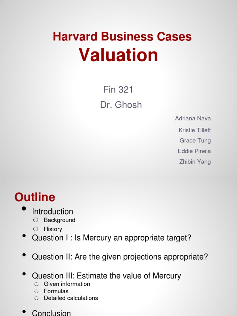 Fin 321 Case Presentation | PDF | Microeconomics | Financial Economics