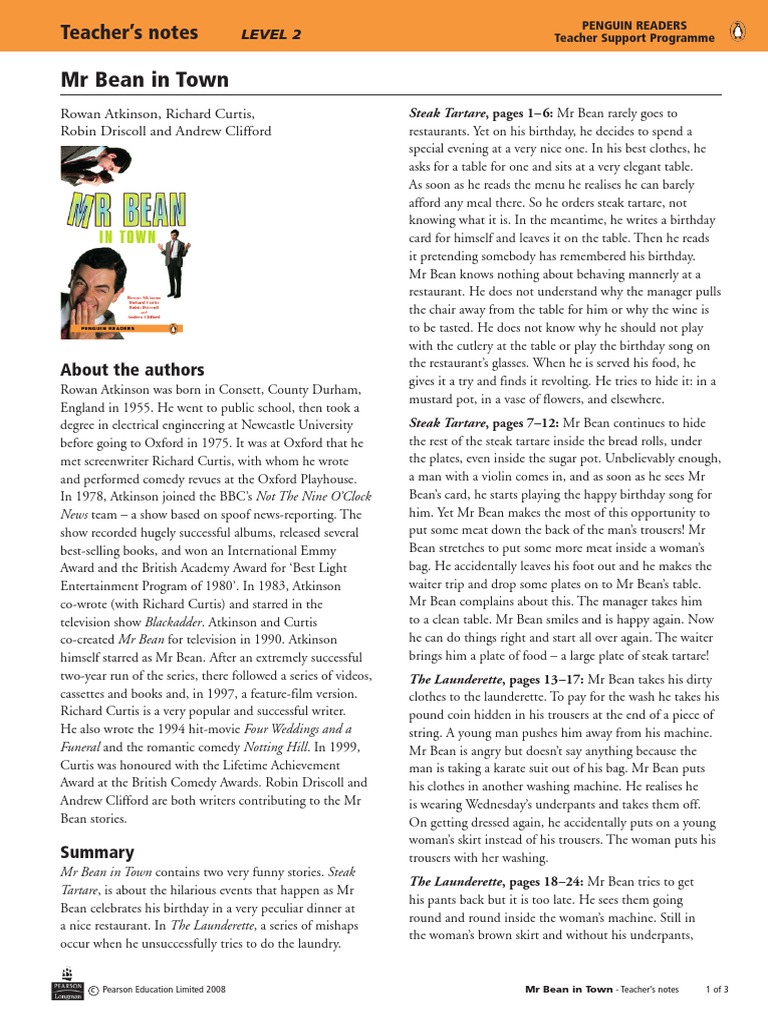 Reading MR Bean | PDF