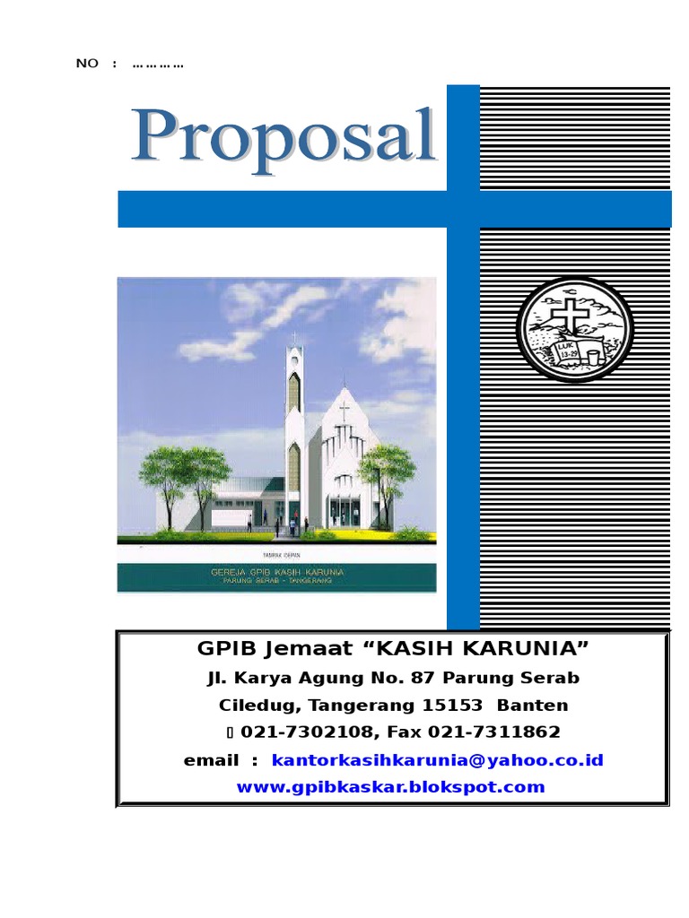 Proposal Panitia Pembangunan Gedung Gereja GPIB Kasih Karunia | PDF