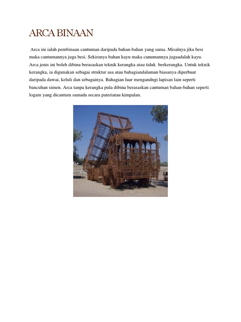 Arca Binaan | PDF