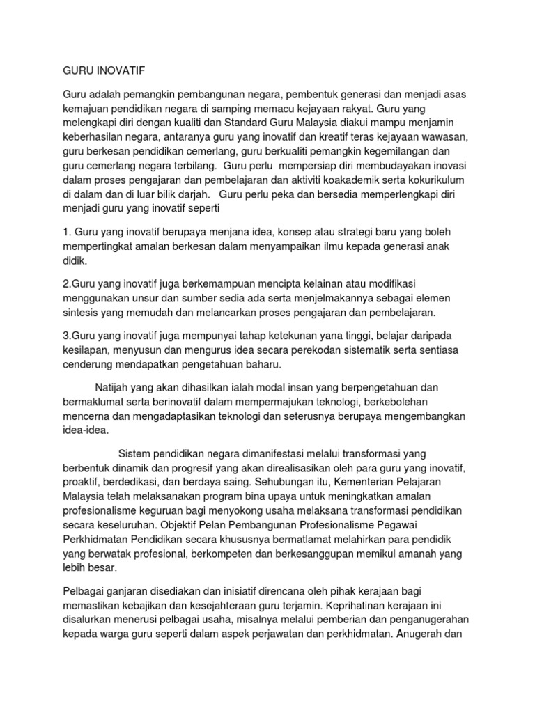 Guru Inovatif | PDF