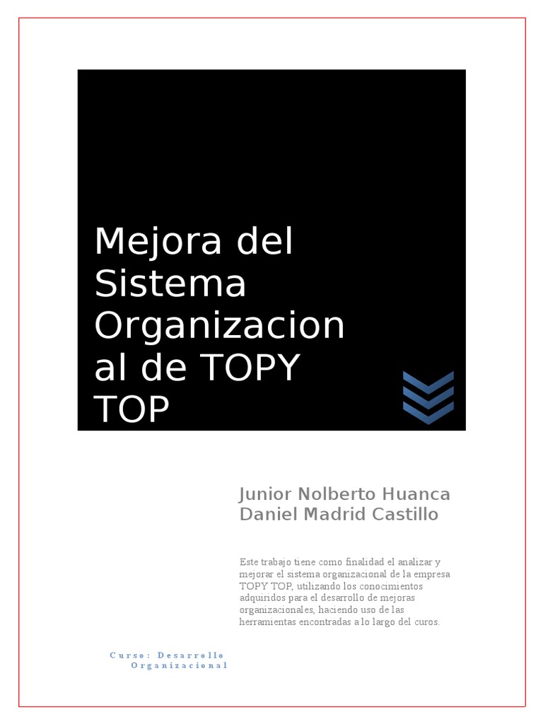 Topy Top 2 PDF | PDF | Calidad (comercial) | Toma de decisiones