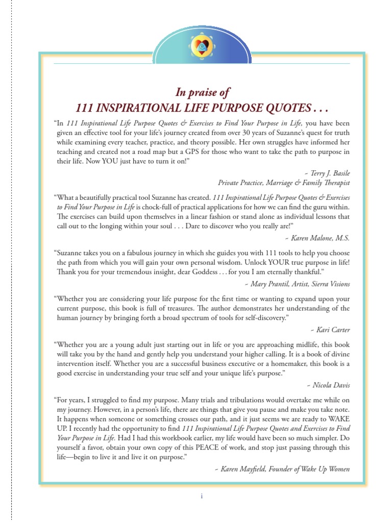 111 Inspirational Life Purpose Quotes and Exercises To Find Your ...