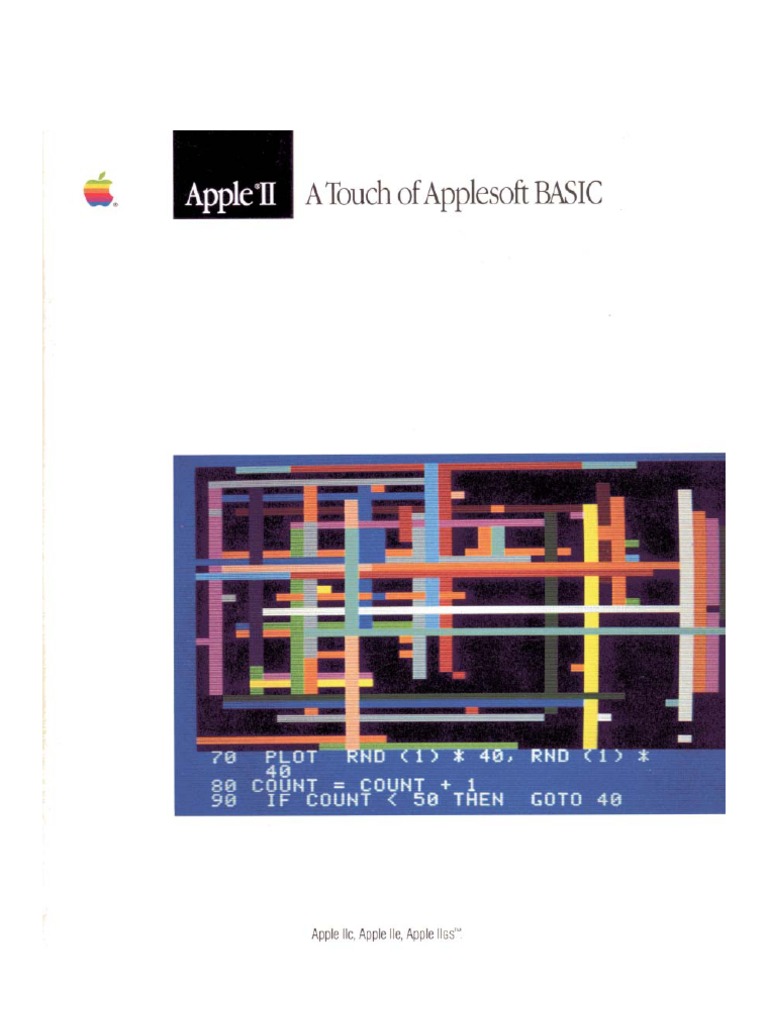 Apple II - A Touch of Applesoft BASIC | PDF
