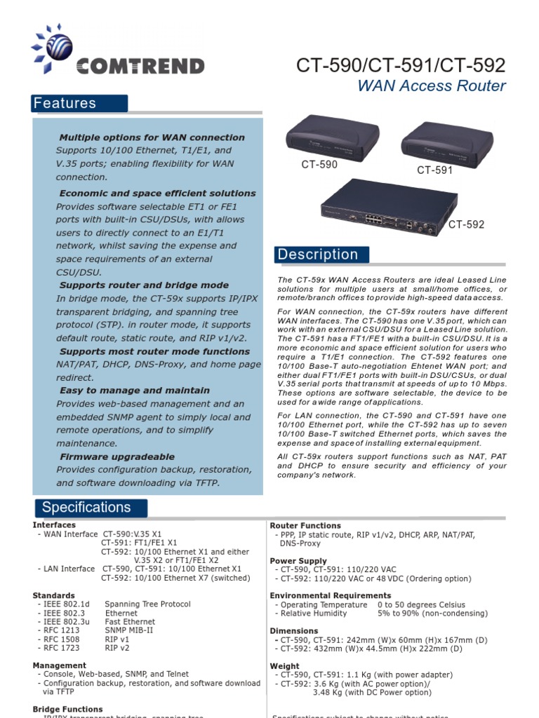 CT590 - 591 - 592 - Lease Line | PDF | Router (Computing) | Network Switch