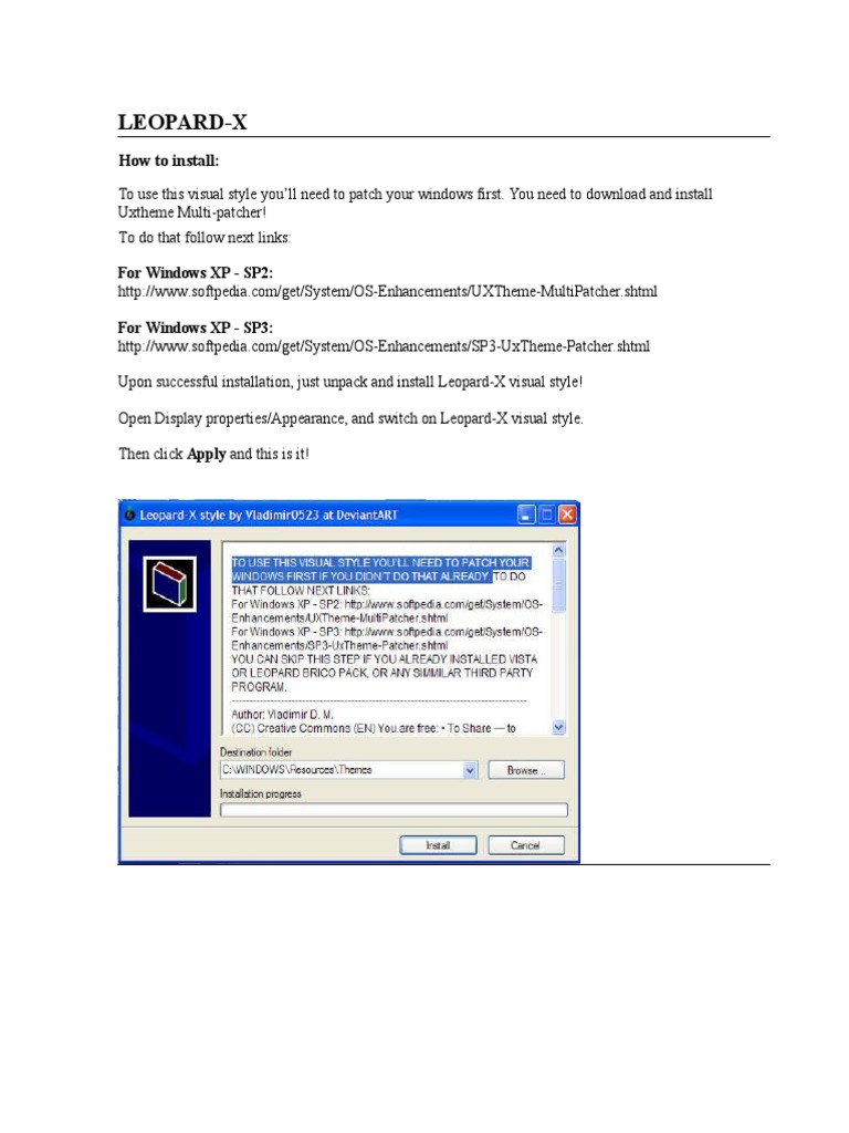 LEOPARD-X INSTALL | PDF | Computing Platforms | Operating System Families