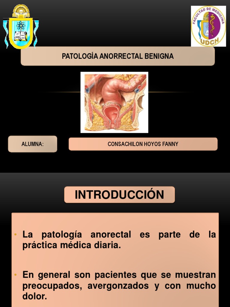 Patología Anorrectal Benigna: Guía Clínica | PDF | Hemorroides | Recto