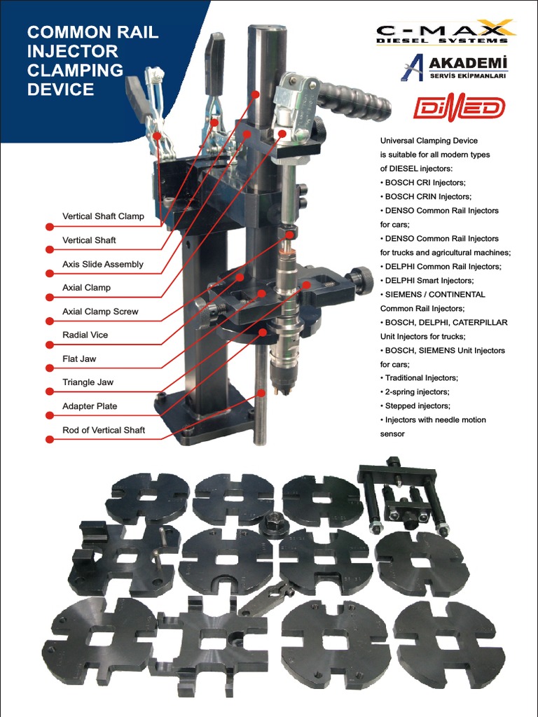 CR Injectors Clamping Deviсe Service Manual | PDF | Technology ...