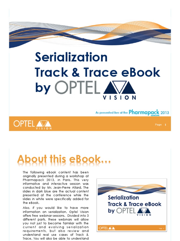 Optel Vision Ebook On Serialization | PDF | Packaging And Labeling ...