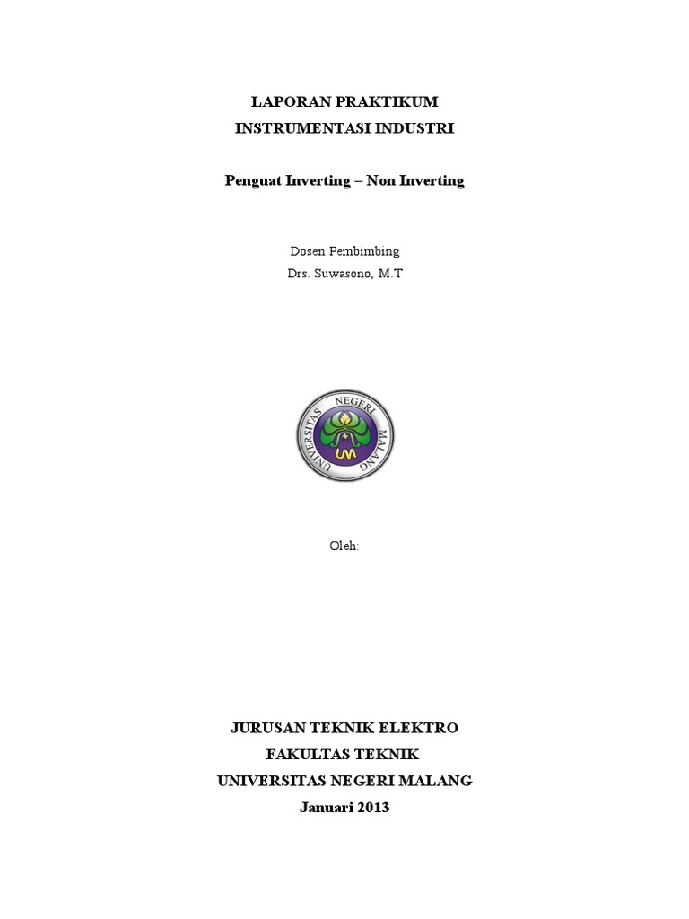 Penguat Inverting Noninverting | PDF