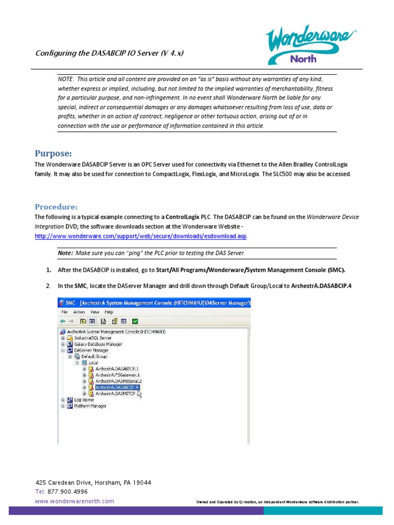 TechTip 1012-ConfiguringtheDASABCIPv4x | PDF | Server (Computing) | Computer Architecture