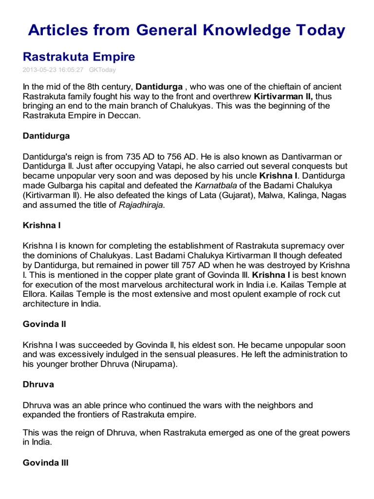 General Knowledge Today | PDF | Religion And Belief