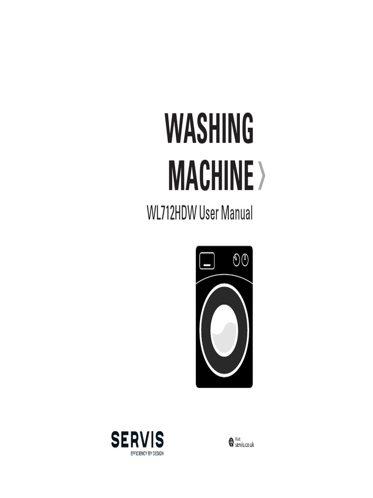 Washing Machine: WL712HDW User Manual | PDF | Washing Machine | Laundry